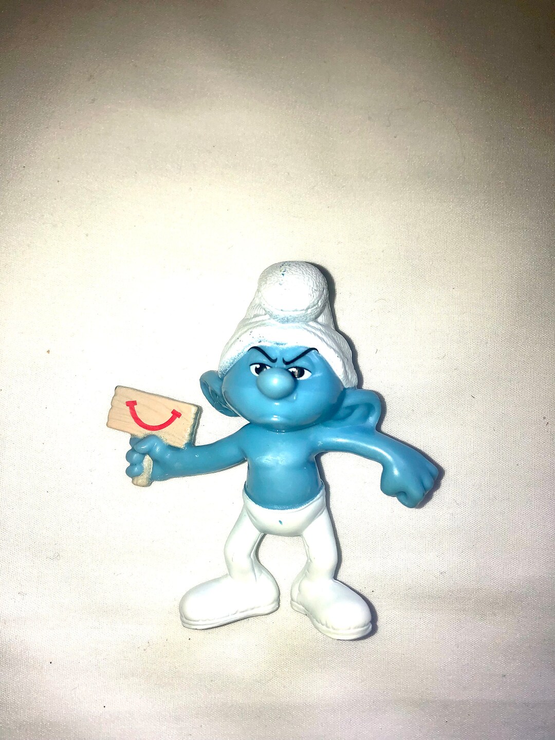 The Smurfs Movie Grouchy Smurf Mcdonald's Happy Meal Toy PVC Figure - Etsy