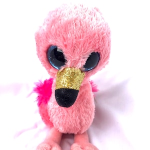 Ty Beanie Boo Gilda Pink Flamingo Vintage Collectable Beanie Plush Toy ...
