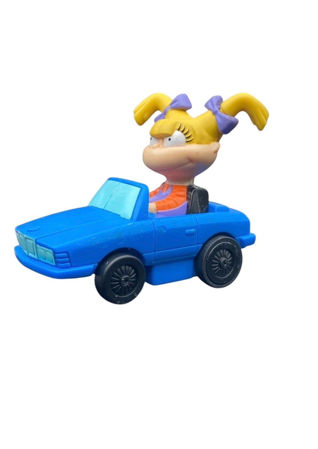 Rugrat's Angelica Pull Back Car ~ 1998 Burger King Vintage Toy - Etsy