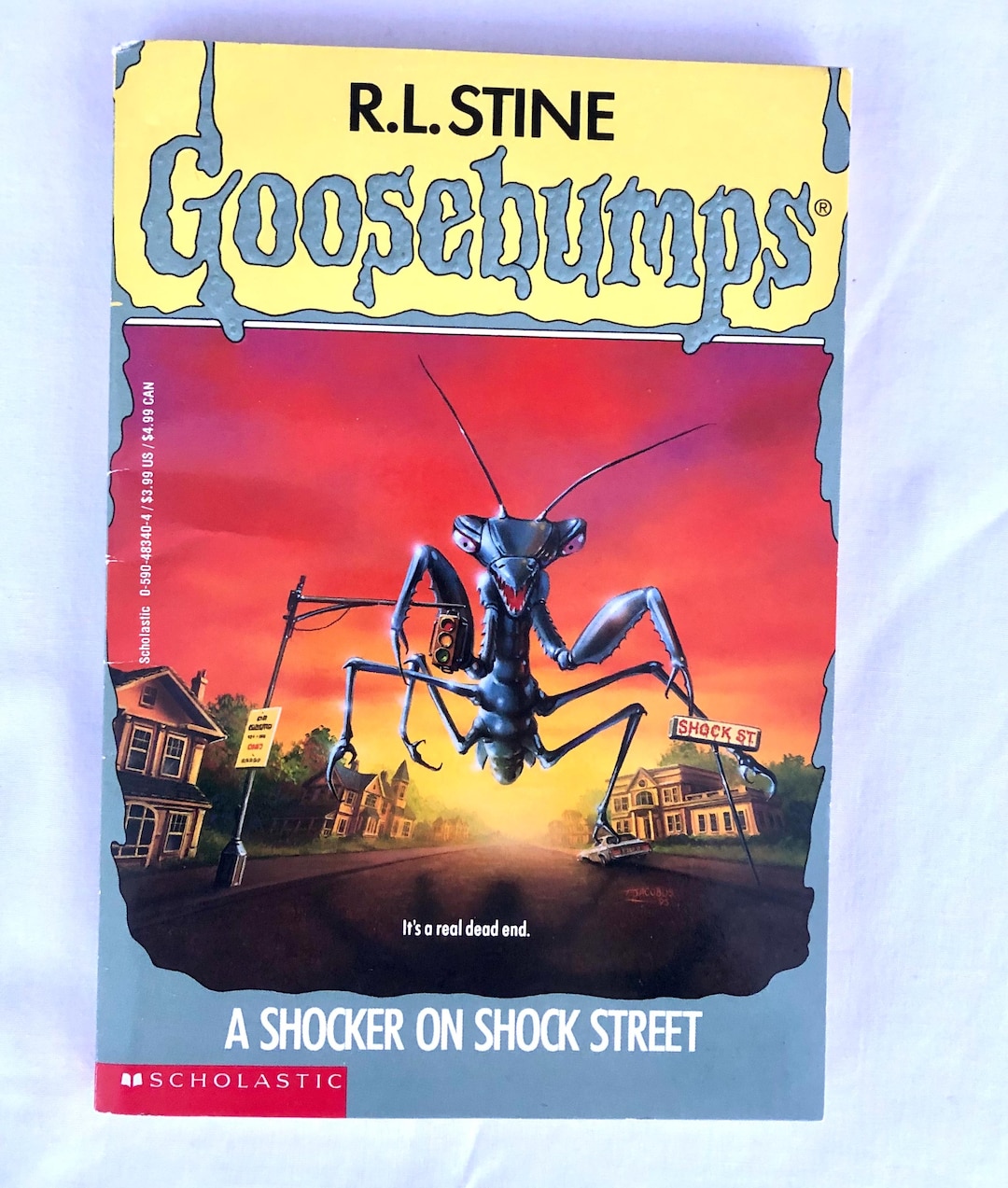 Goosebumps # 35 “A Shocker on Shock Street “ R.L. Stine Vintage Book ...