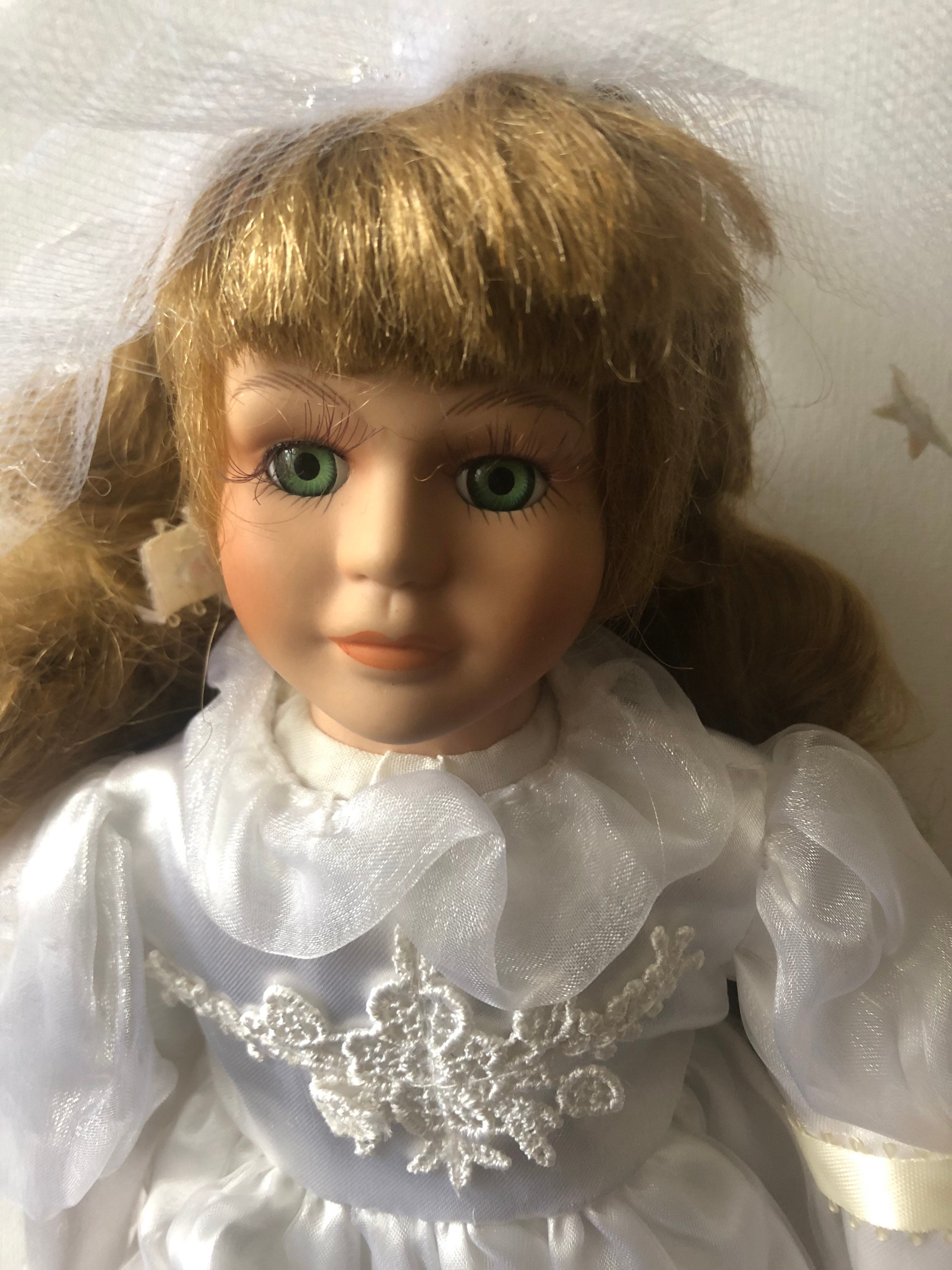 Vintage Porcelain Bride Doll 1997 Heritage Mint Ltd, Vintage Doll Toy ...