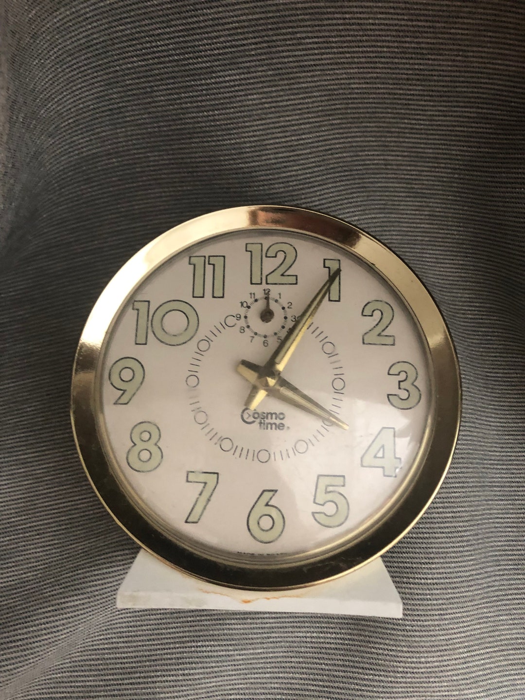 Vintage Cosmo Time Alarm Clock - Etsy