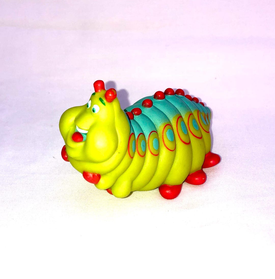 Disney Pixar A Bug's Life Heimlich Caterpillar Vintage Toy, Cake Topper ...