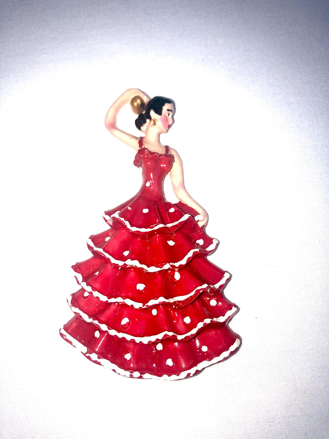 Spanish Flamenco Dancer in Red Color Vintage Refrigerator Magnet ...