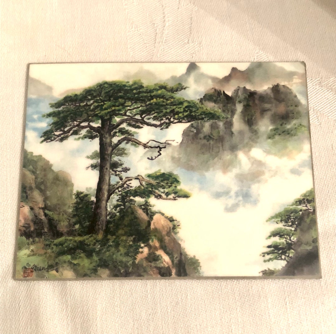 Vintage Landscape Refrigerator Magnet - Etsy