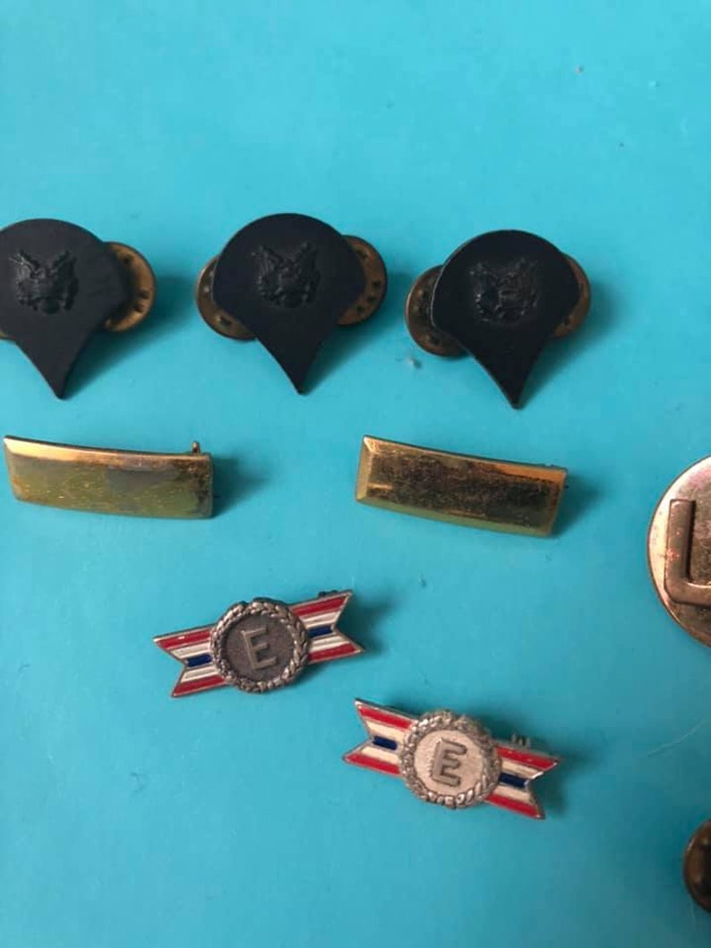Vintage WWII Military US Army Pins and Badges LOT 11 - Etsy
