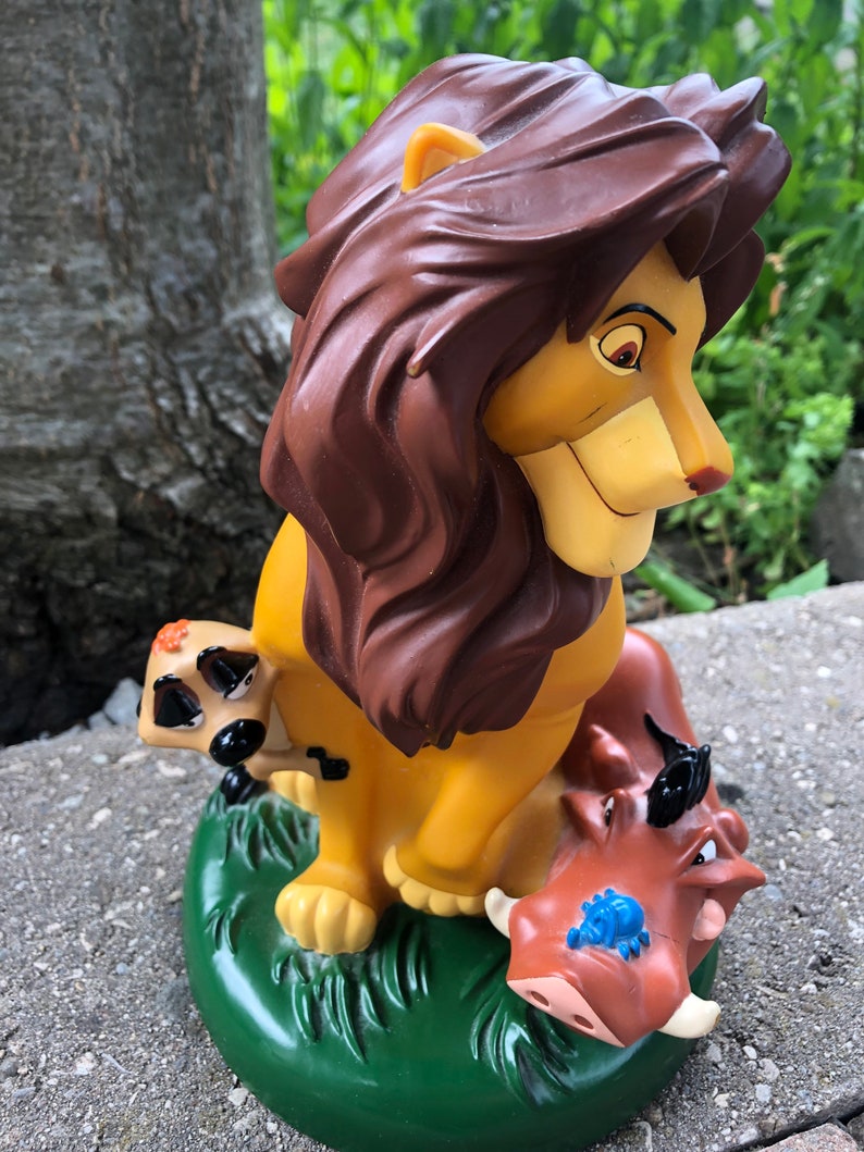 Vintage Disney Lion King Simba, Pumba and Timon Piggy Bank - Etsy Australia
