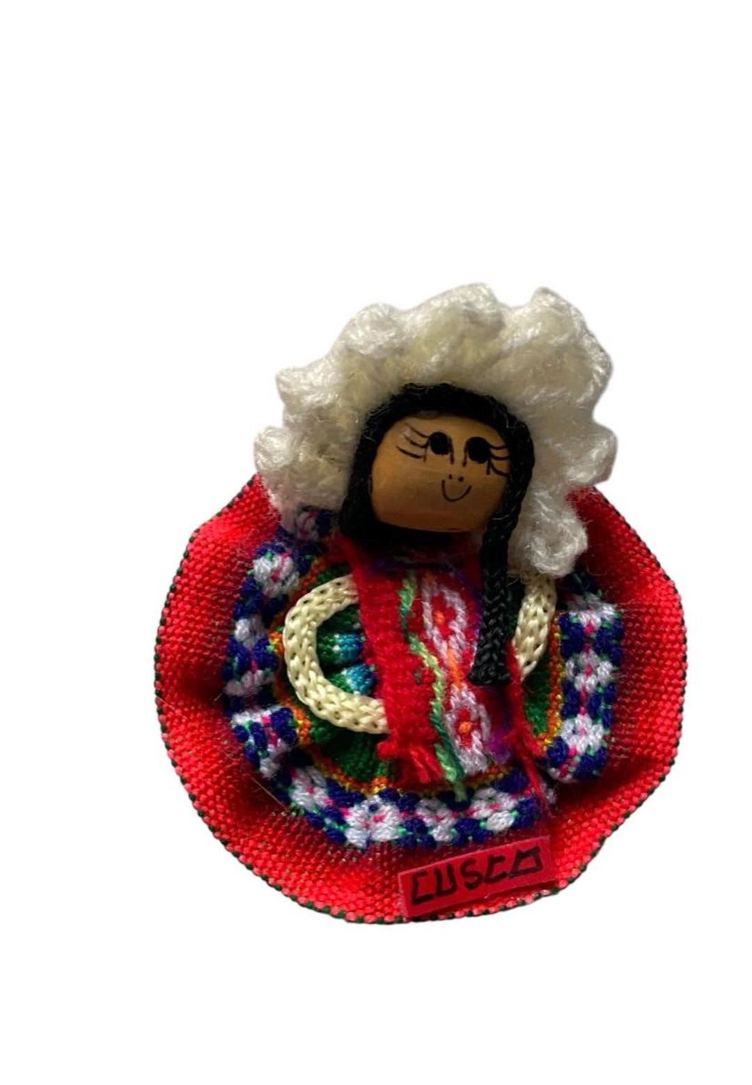 Peruvian Folk Art Doll ~ Cusco Peru ~ Refrigerator Magnet ~ Country ...