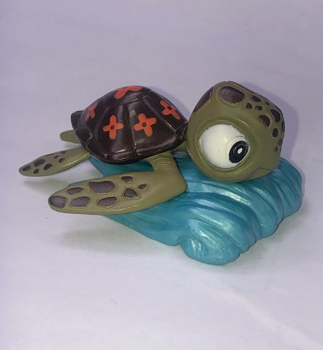 Disney Pixar Finding Nemo Baby Squirt Turtle Toy Mini Figure Cake ...