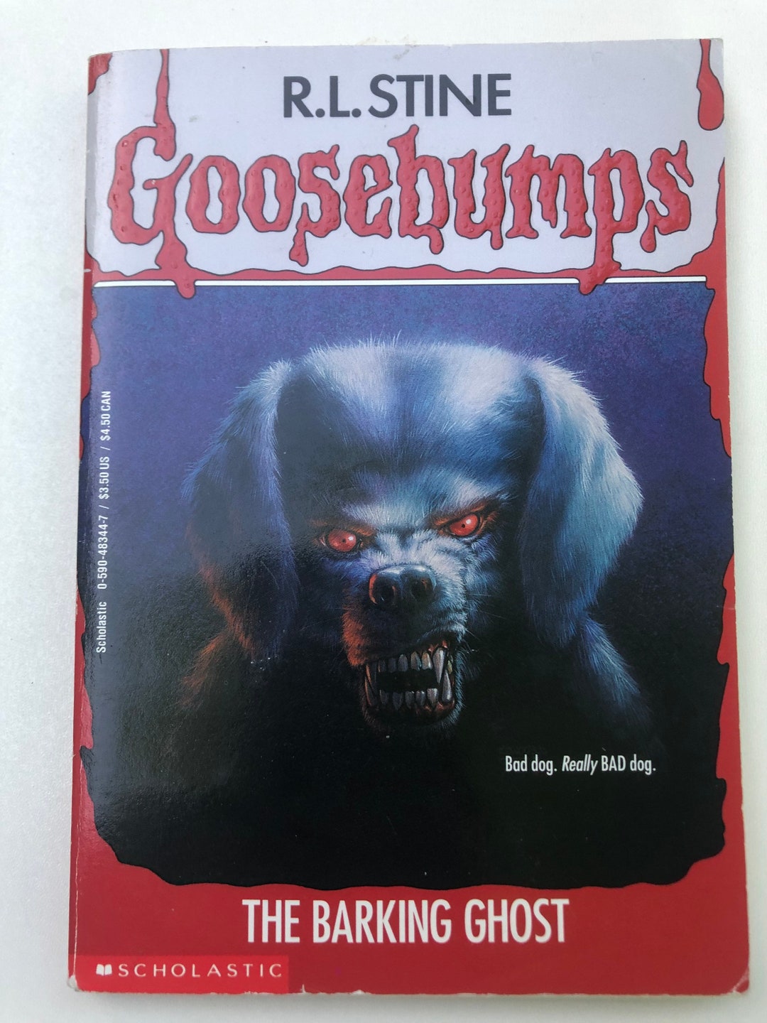 Vintage Goosebumps 32 the Barking Ghost R.L Stine Book 1995 - Etsy