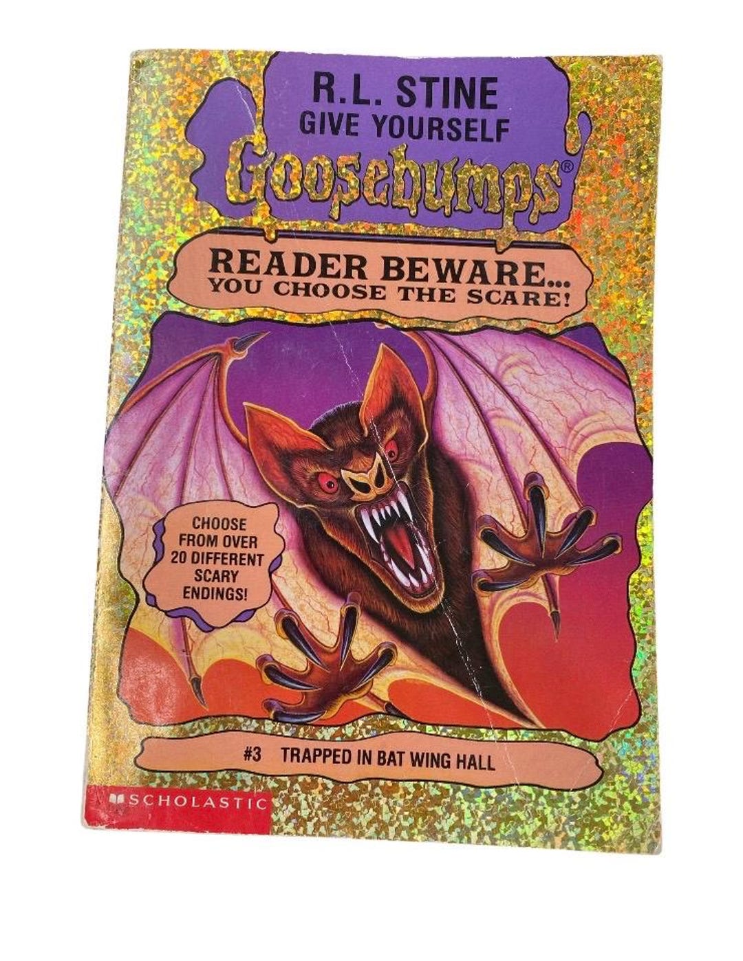 Goosebumps ~ Give Yourself Goosebumps # 3 ~ “trapped in Bat Wing Hall ...