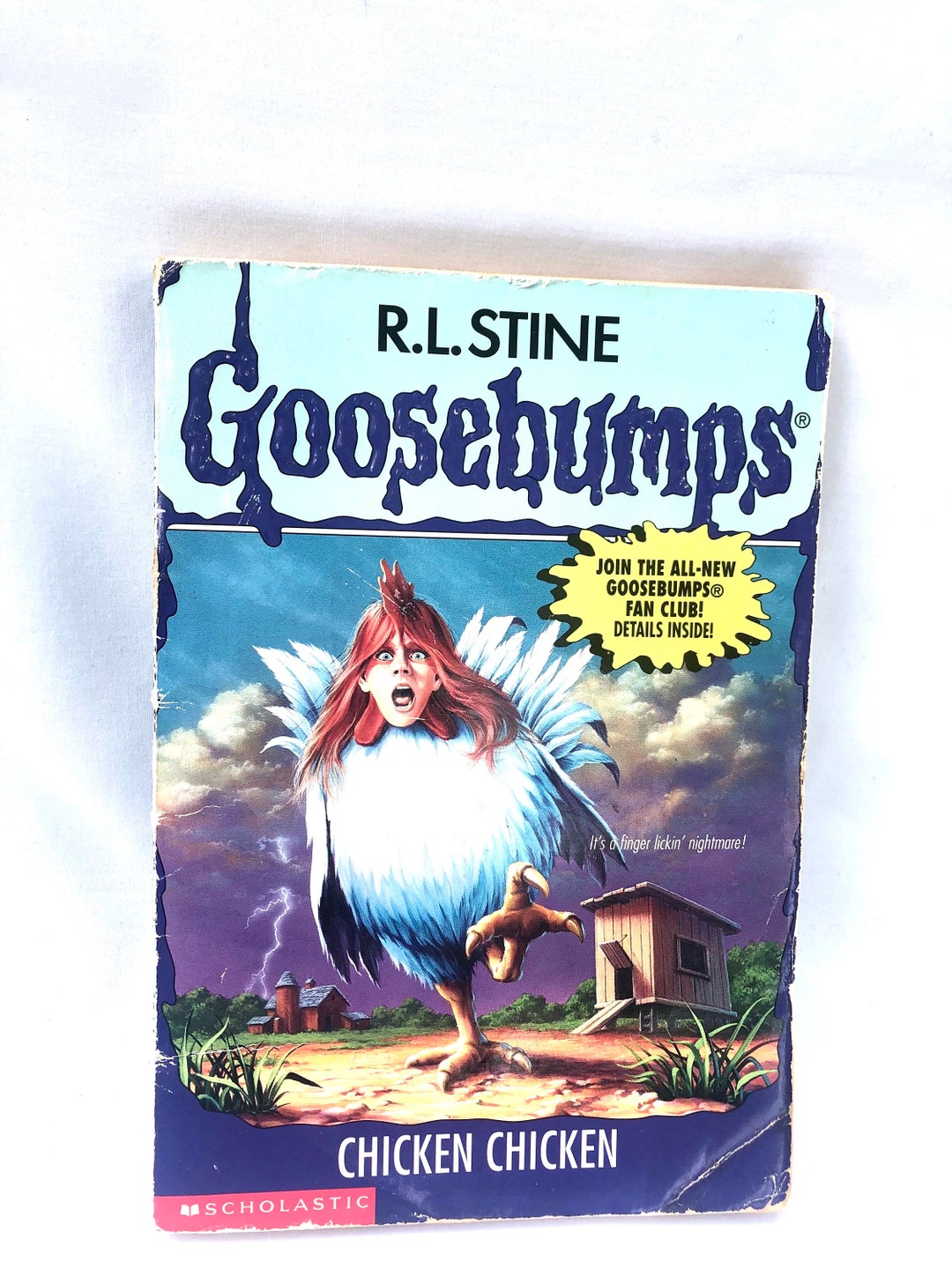 Goosebumps #53 Chicken Chicken by R. L. Stine 1st Edition Print Vintage ...