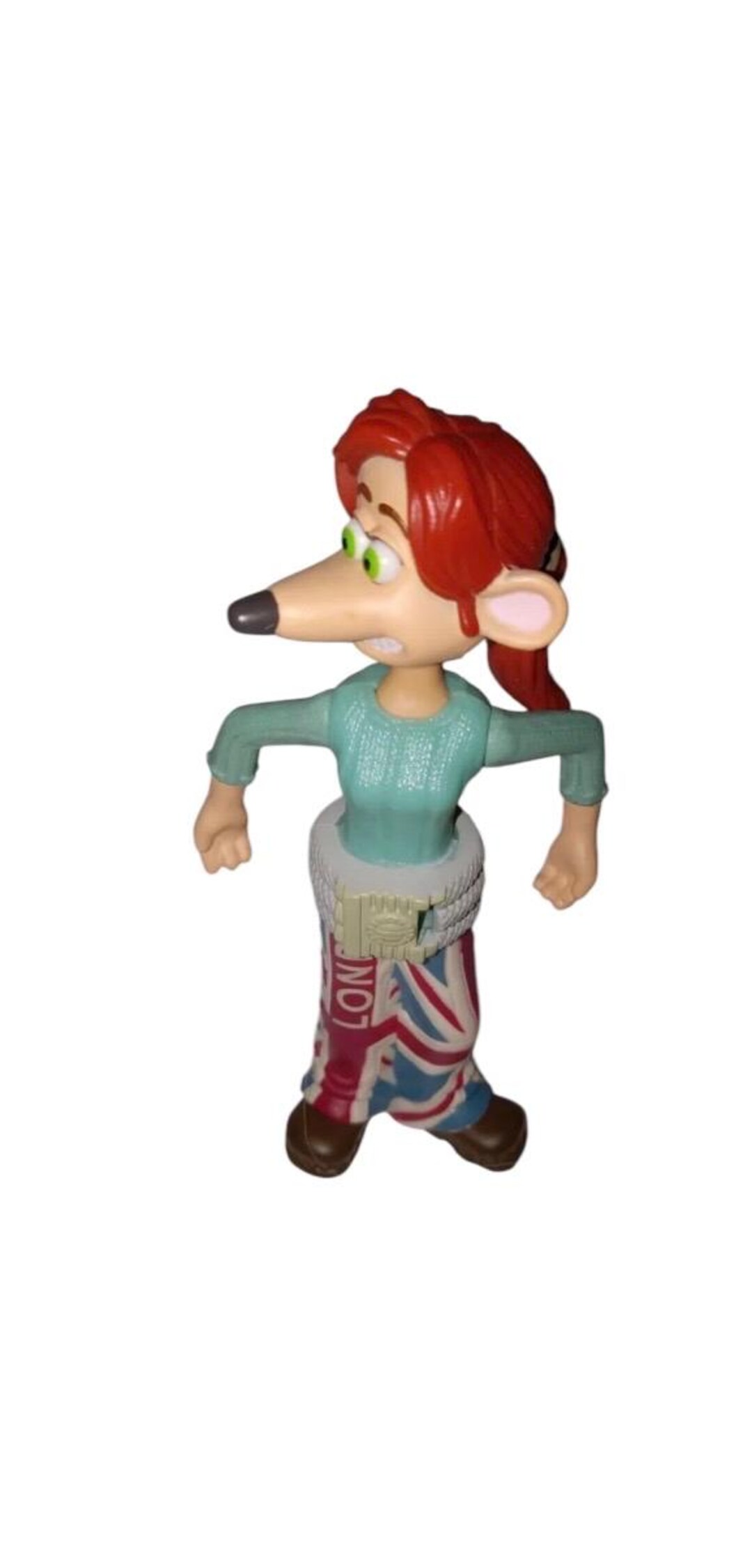 Flushed Away ~ Rita the Rat Mouse Figure 5" ~ Mcdonald's Vintage Toy ...