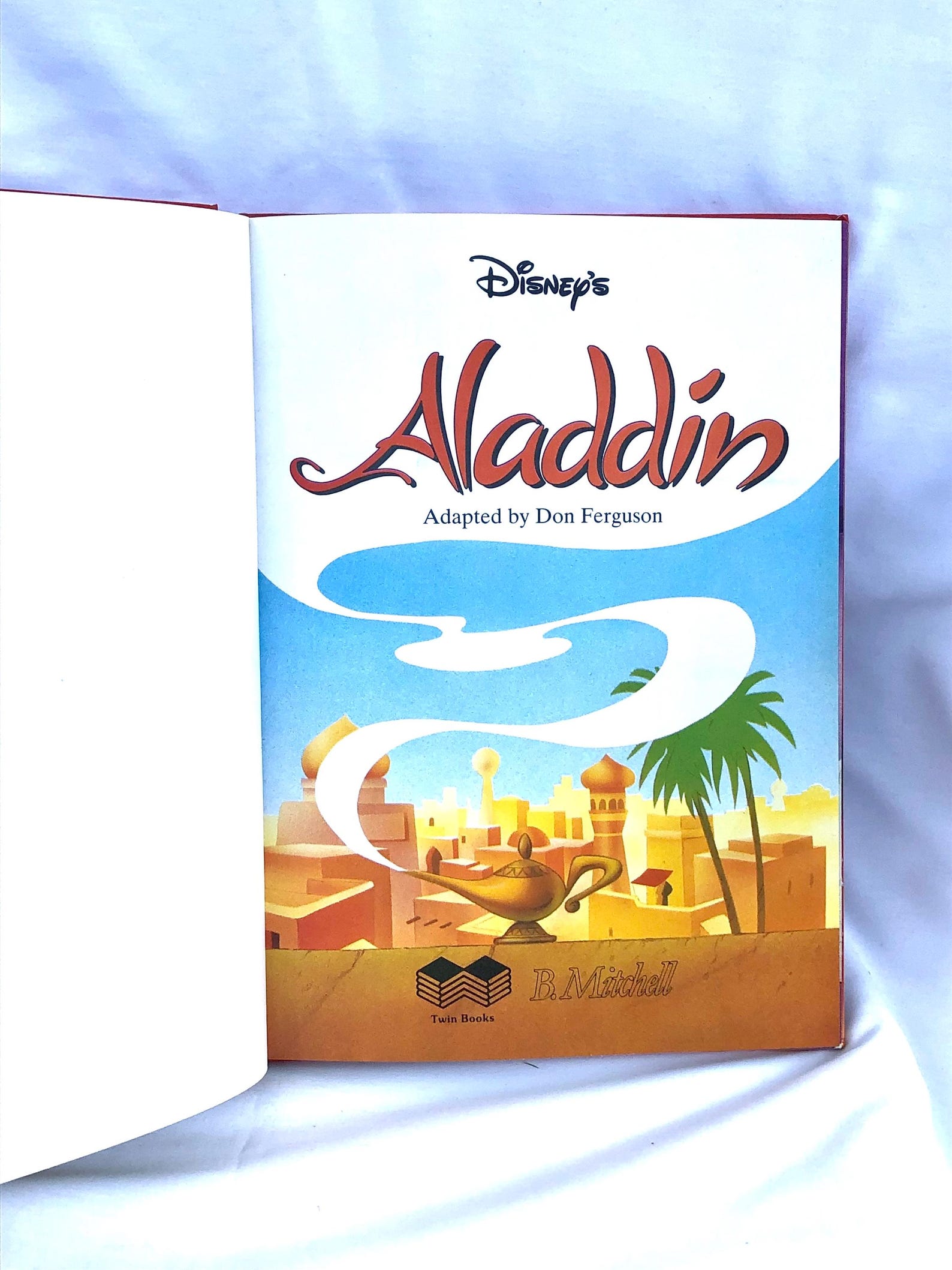 Disney's Aladdin Hardcover Book Vintage Disney Classic Series 1992 - Etsy