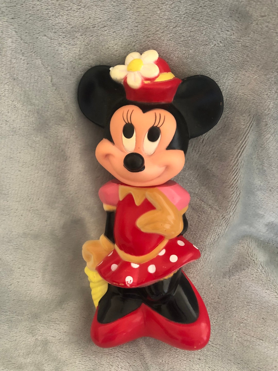Vintage Walt Disney Minnie Mouse Empty Bubble Bath Toy - Etsy