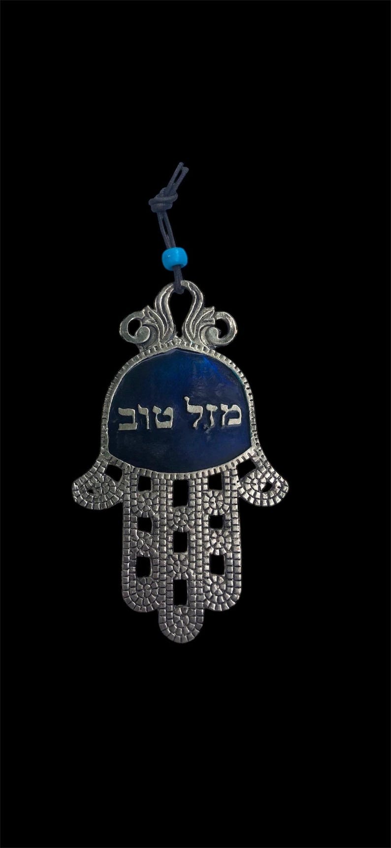 Vintage Hamsa Beautiful Metal and Enamel Hand Wall Hanging Decor ...