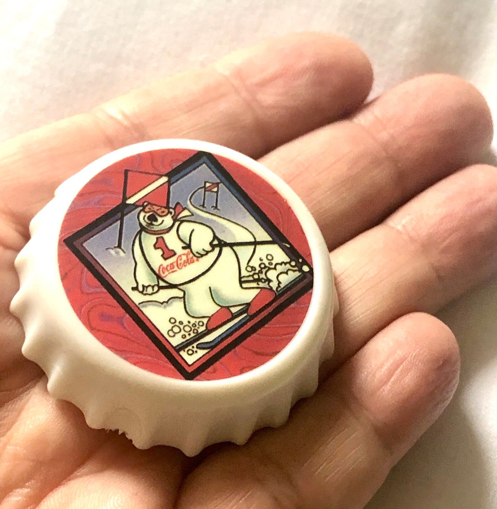 Vintage Coca-cola Bottle Cap Refrigerator Magnet - Etsy