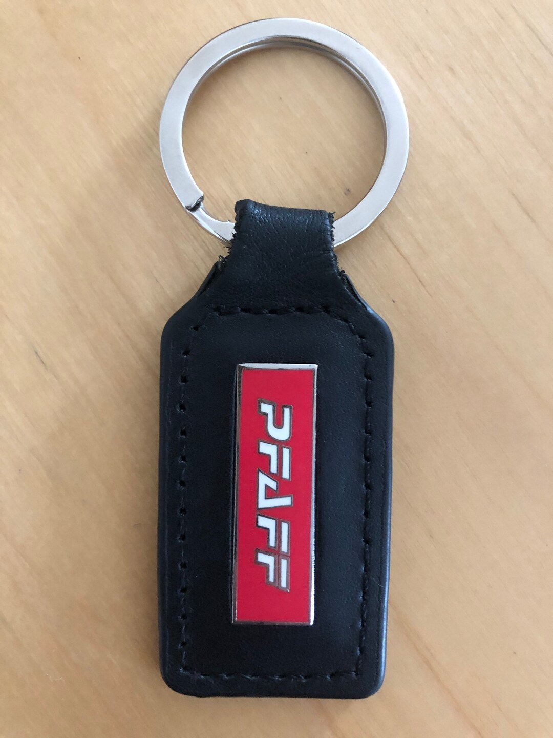 Vintage Porsche Black Leather Keychain - Etsy