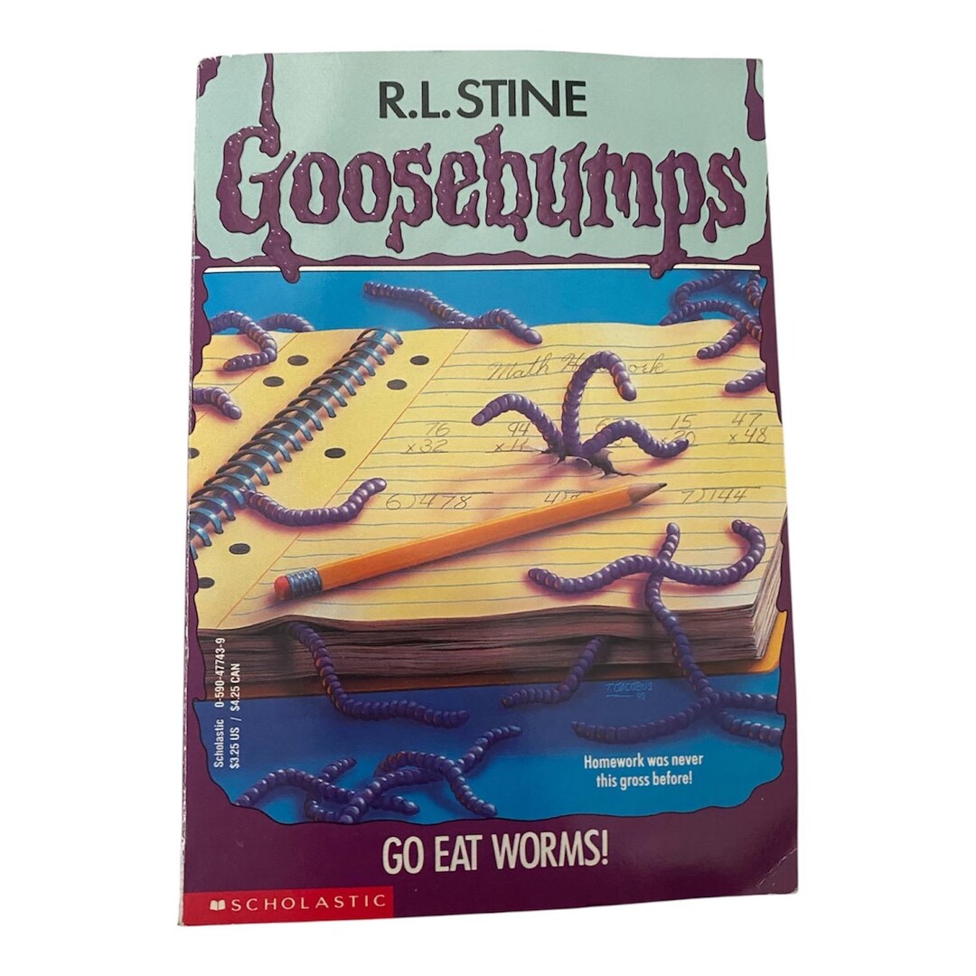 Goosebumps #21 ~ Go Eat Worms! ~ by R.l.stine 1st Print Edition ...