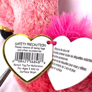 Ty Beanie Boo Gilda Pink Flamingo Vintage Collectable Beanie Plush Toy ...