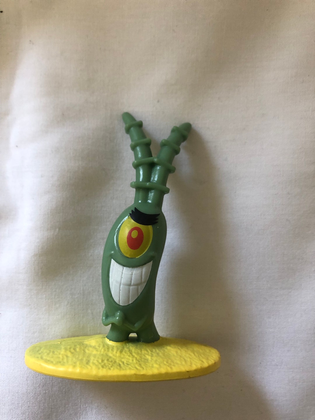 Spongebob Squarepants Plankton Figurine Viacom Made for Mcd Mcdonald - Etsy