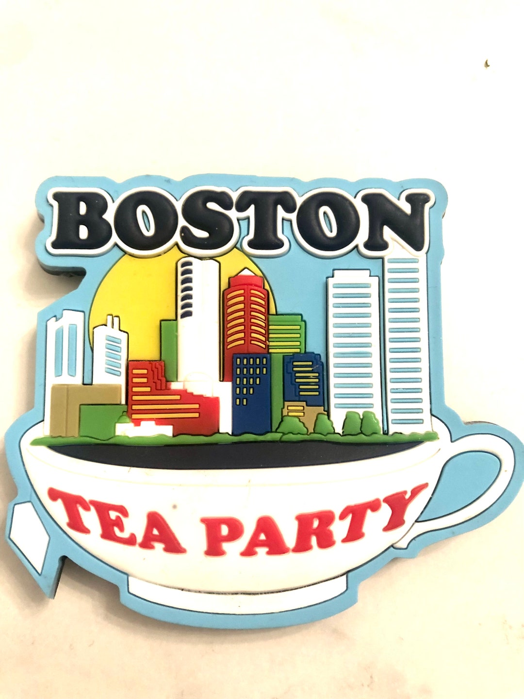 Vintage Boston Tea Party Refrigerator Magnet Souvenir 3D - Etsy