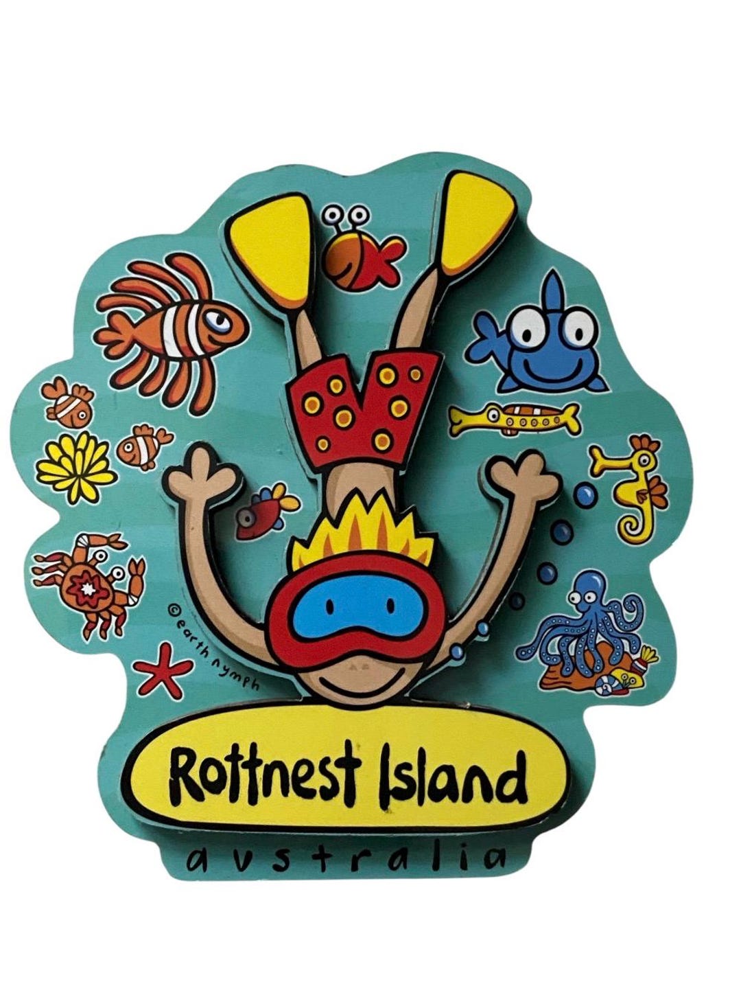 Rottnest Island Australia Refrigerator Magnet, Vintage Fridge Large ...