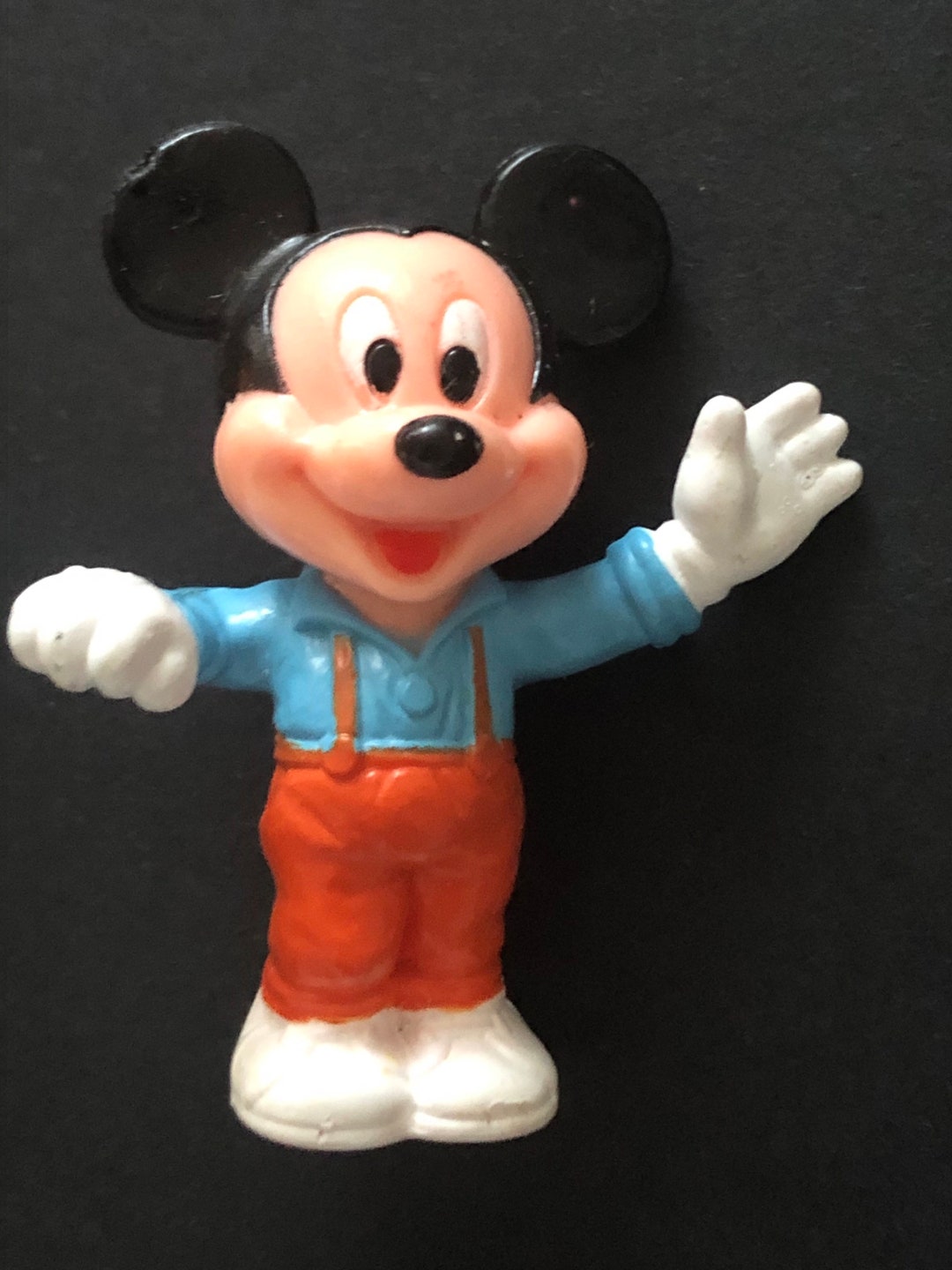 Vintage Disney Mickey Mouse Figure Toy - Etsy