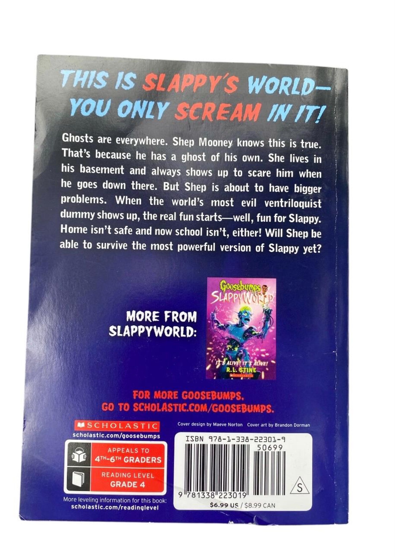 Goosebumps Slappyworld #6 ~ the Ghost of Slappy ~ by R.L. Stine - Etsy