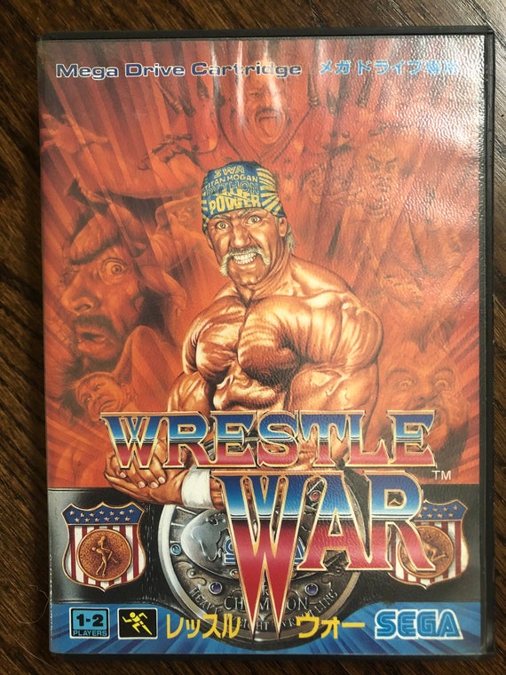 Vintage Sega wrestle Warhogan SWA Mega Drive Cartridge - Etsy