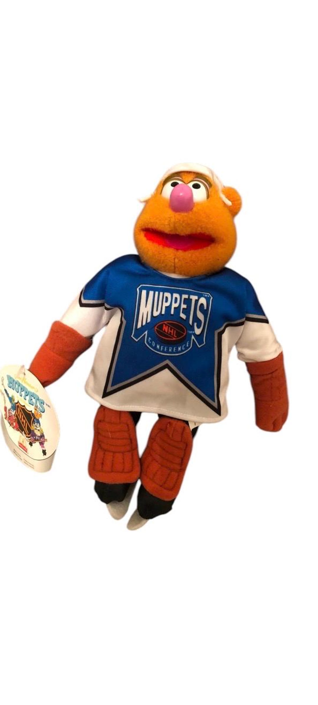 Vintage Fozzie Bear the Muppets Jim Henson NHL Hockey Mcdonald’s Plush ...