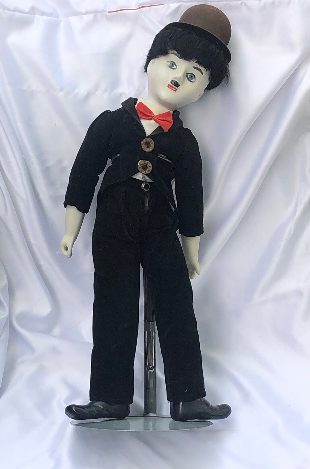 Vintage Charlie Chaplin Doll Porcelain Head Hands Feet 18 - Etsy