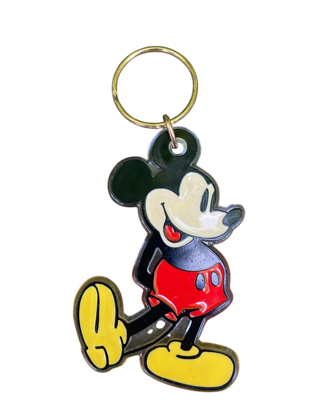 Disney Mickey Mouse Plastic Keychain 3 1/2 Inch, Classic Mickey Mouse ...