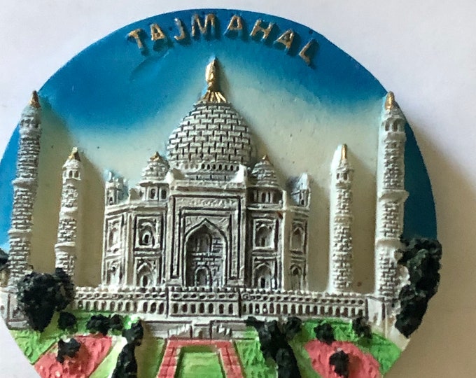 Taj Mahal India 3D Resin Fridge Magnet Souvenir - Etsy