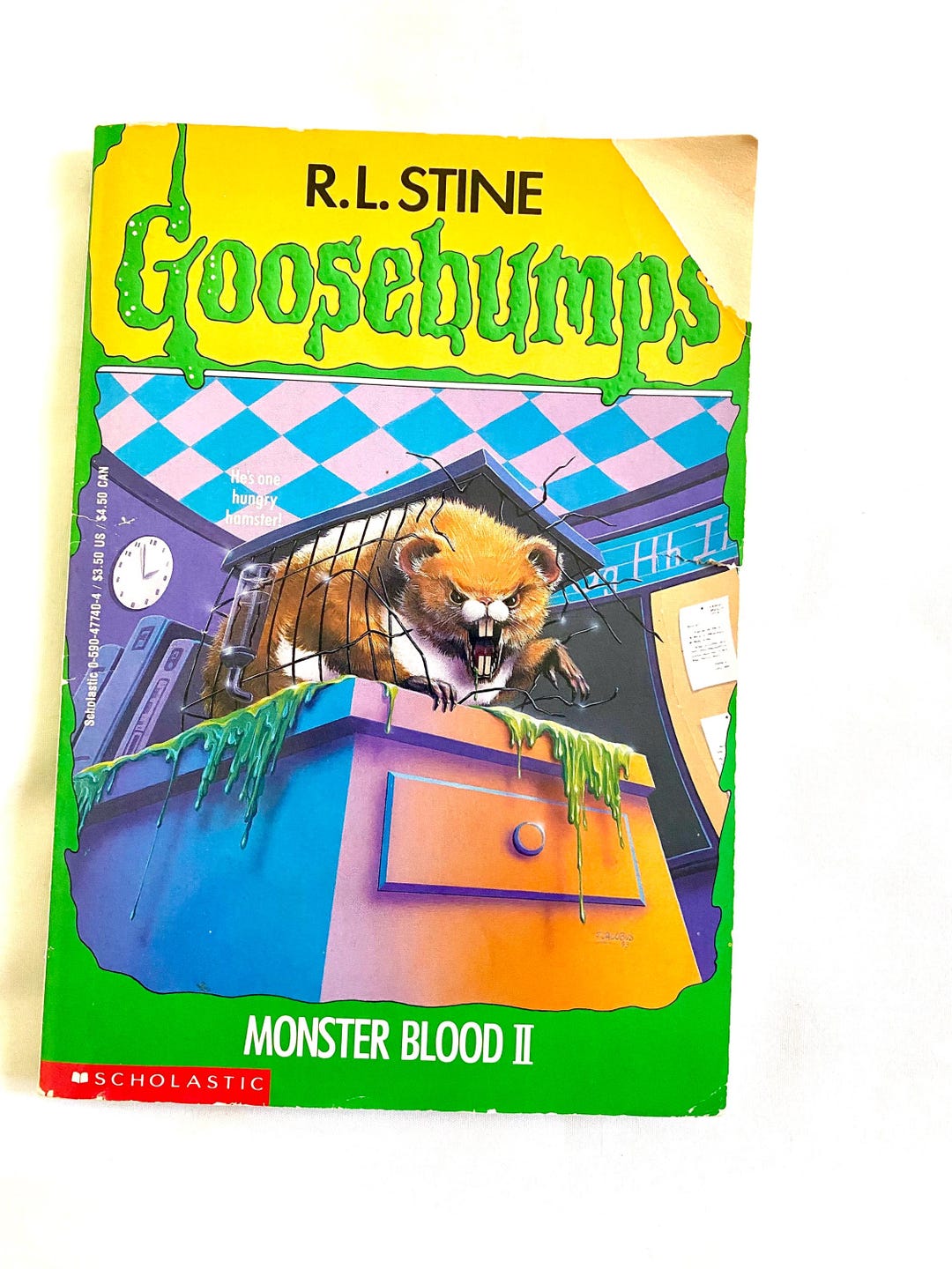 Goosebumps 18 Monster Blood II 2 by R.L. Stine Vintage Book 1994 - Etsy