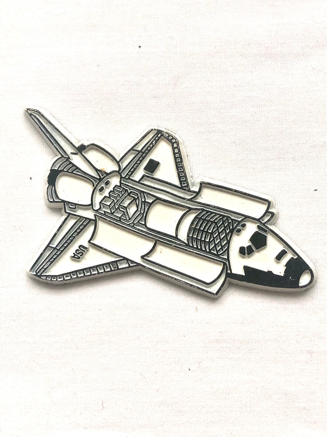 Vintage NASA Space Shuttle fringe Magnet - Etsy