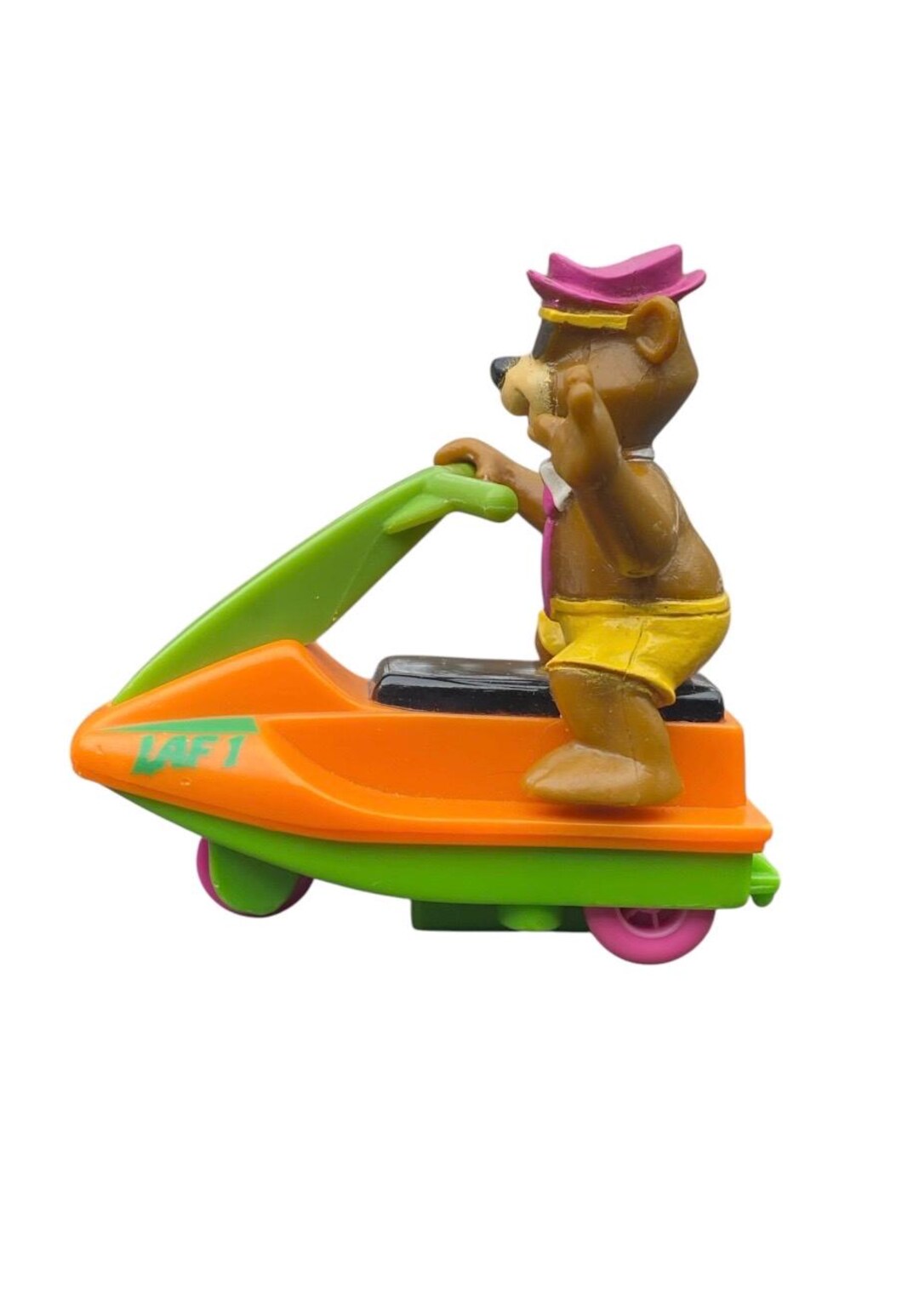 Yogi Bear Jet Ski Rev It up Action Toy Mcdonalds Happy Meal 1991 Hanna ...