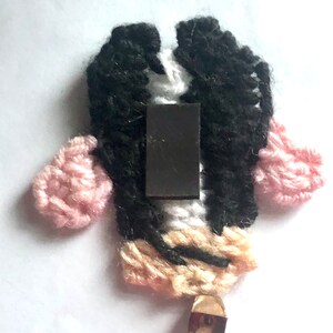 Vintage Cow Crochet Refrigerator Magnet - Etsy