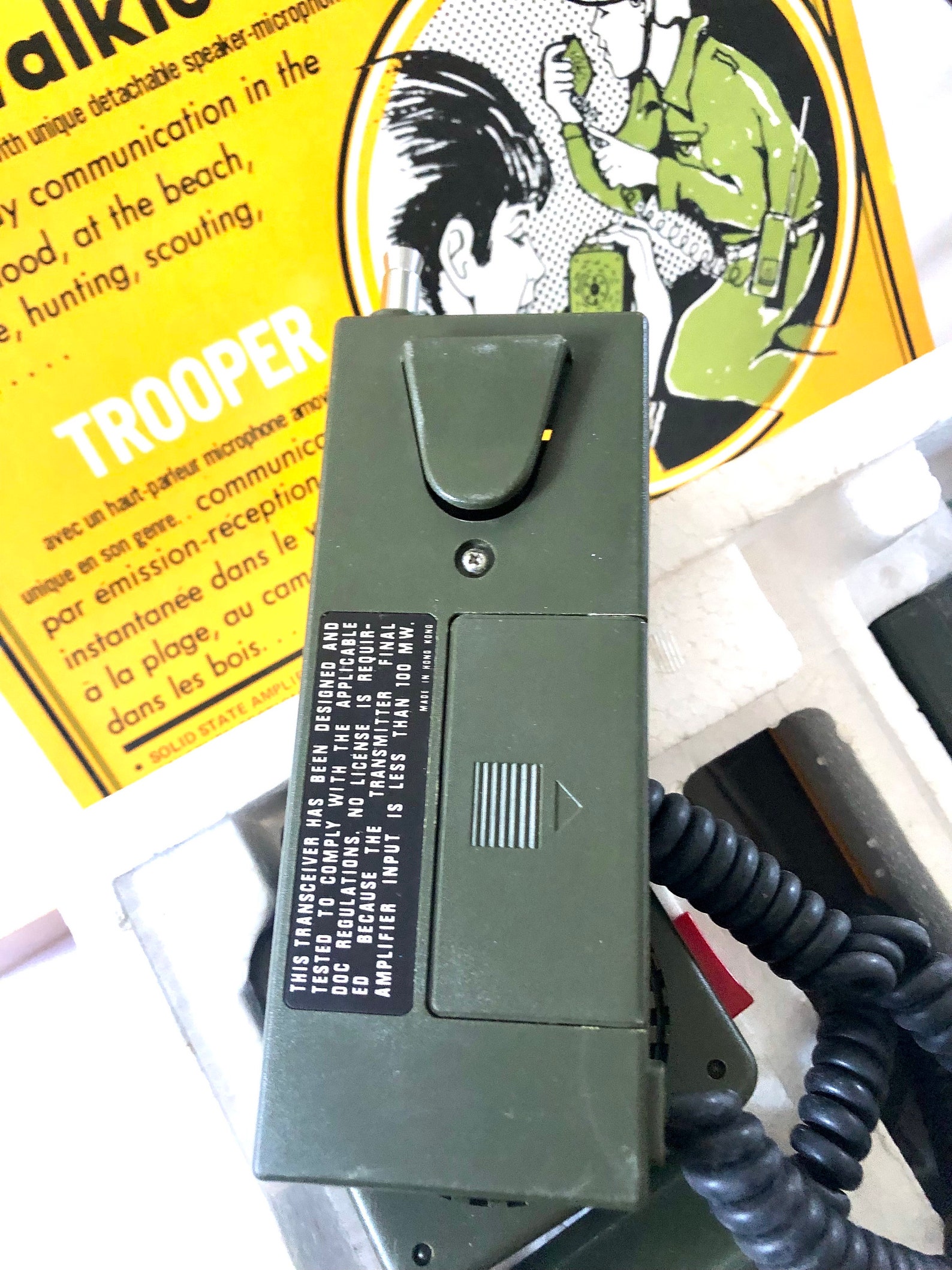 Fanon Trooper Walkie Talkies With Unique Detachable Speaker Microphone ...