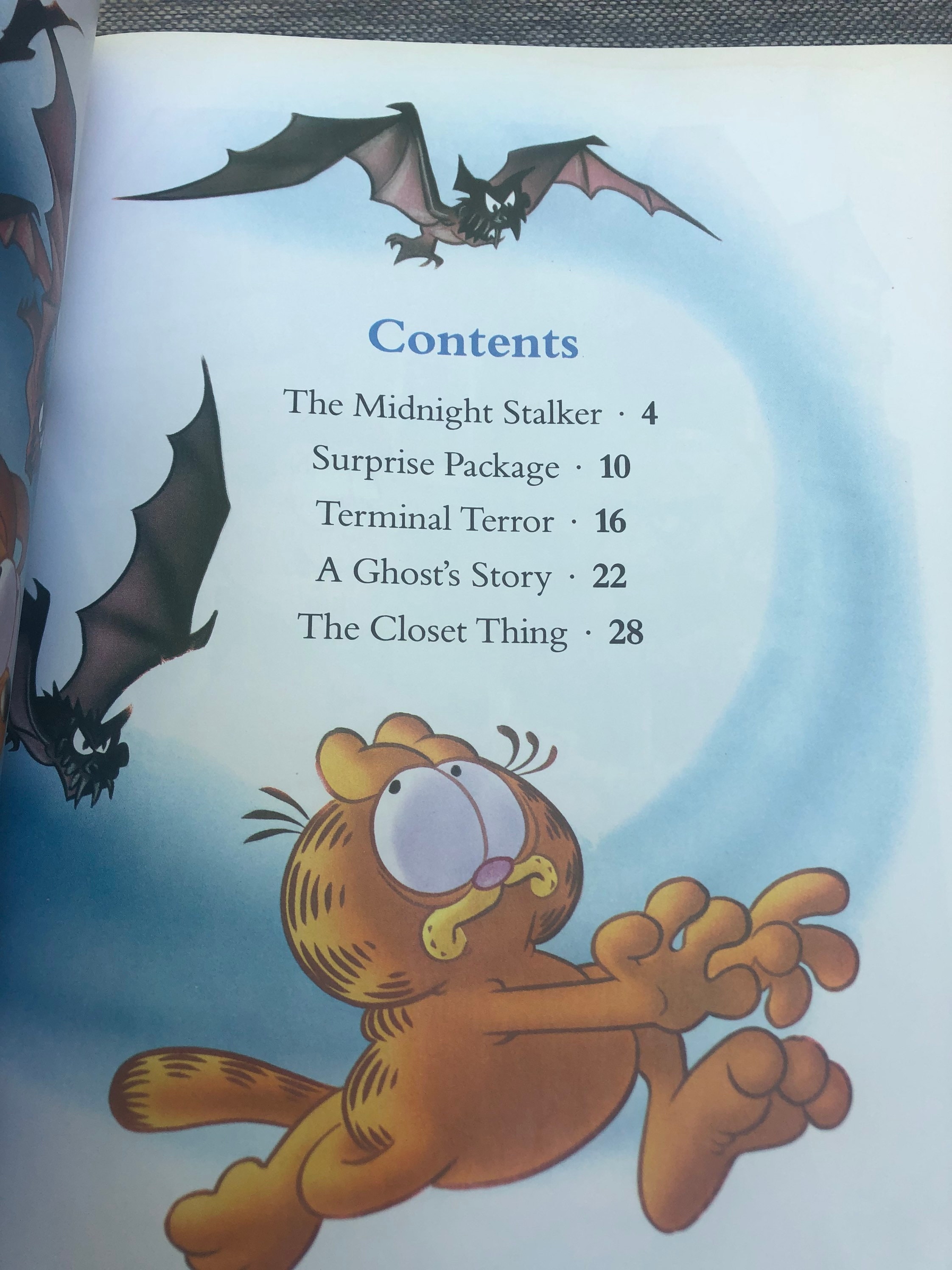 Vintage Garfields Scary Tales Book - Etsy