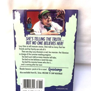 Goosebumps #8 “ the Girl Who Cried Monster “, R.l.stine, Apple Fiction ...