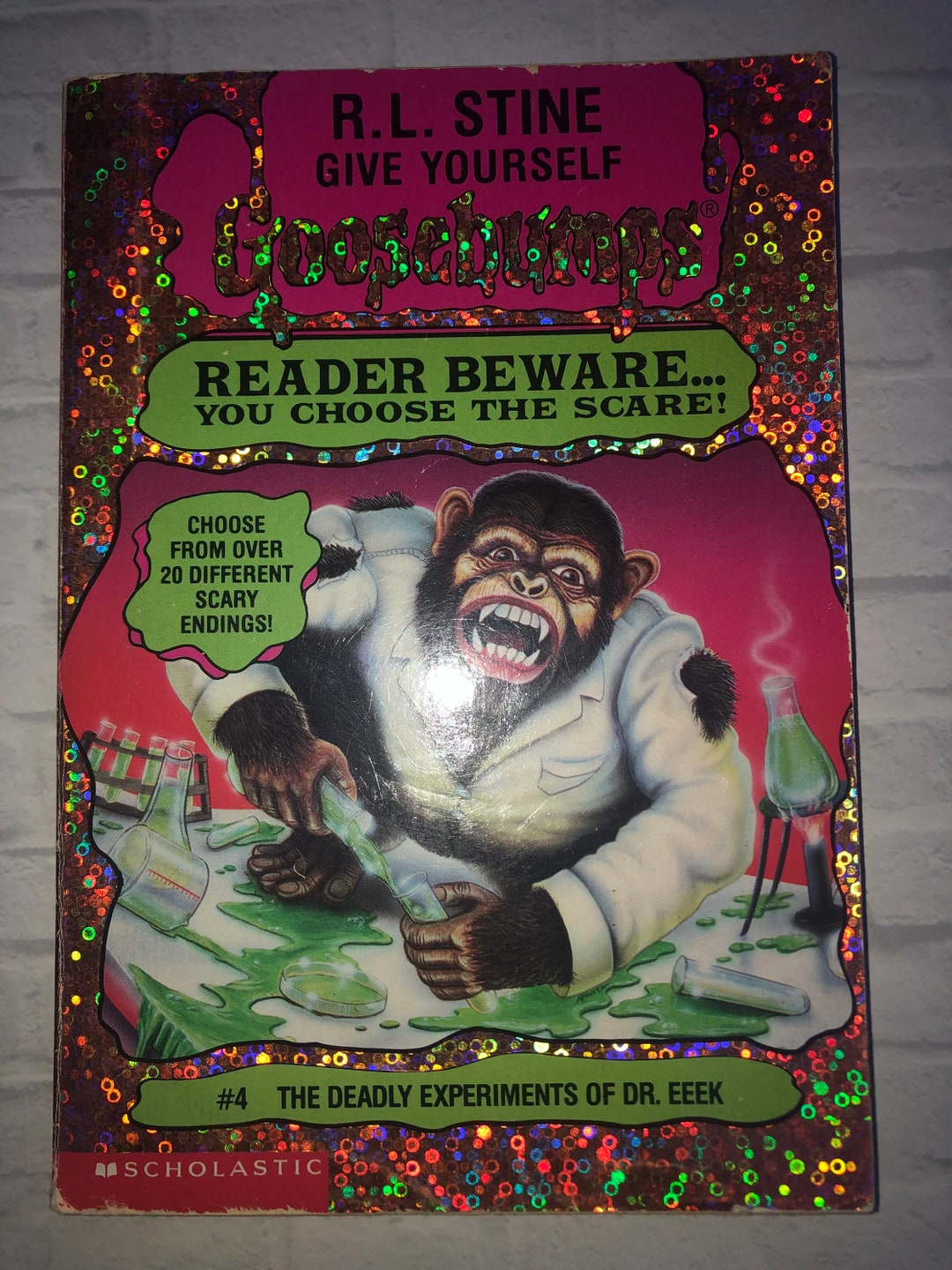 Vintage Goosebumps Book #4, the Deadly Experiments of Dr.eeek, R.L ...