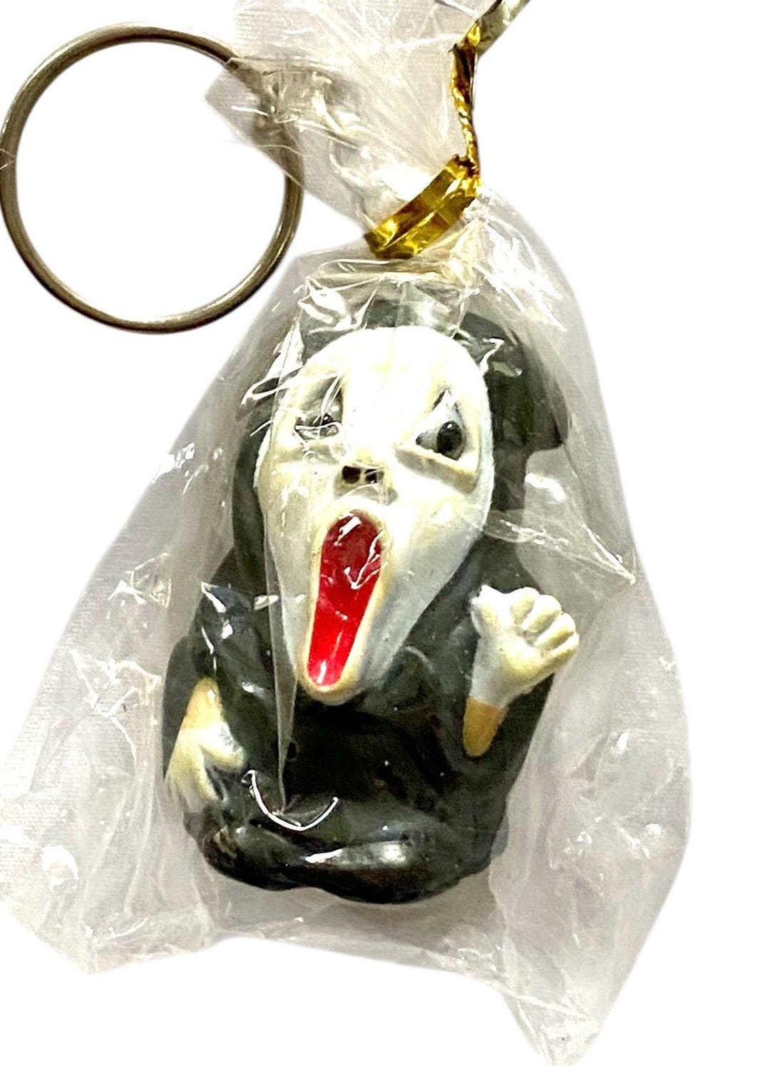 Scream Ghostface Keychain- Ghost Key Ring - Etsy