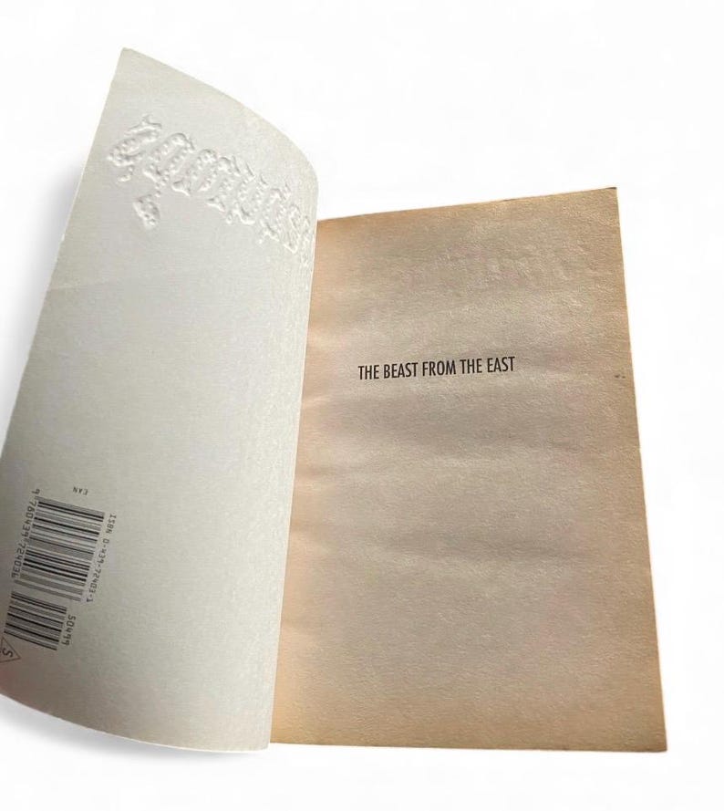 Goosebumps “the Beast From the East”r.l.stine Vintage Book #43 ...