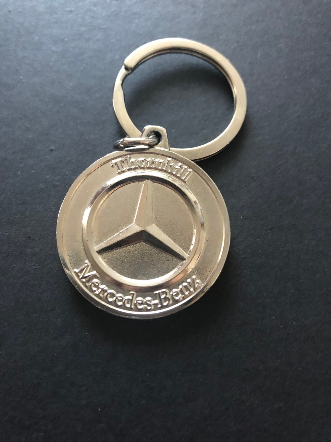 Mercedes Benz Chrome Keychain - Etsy