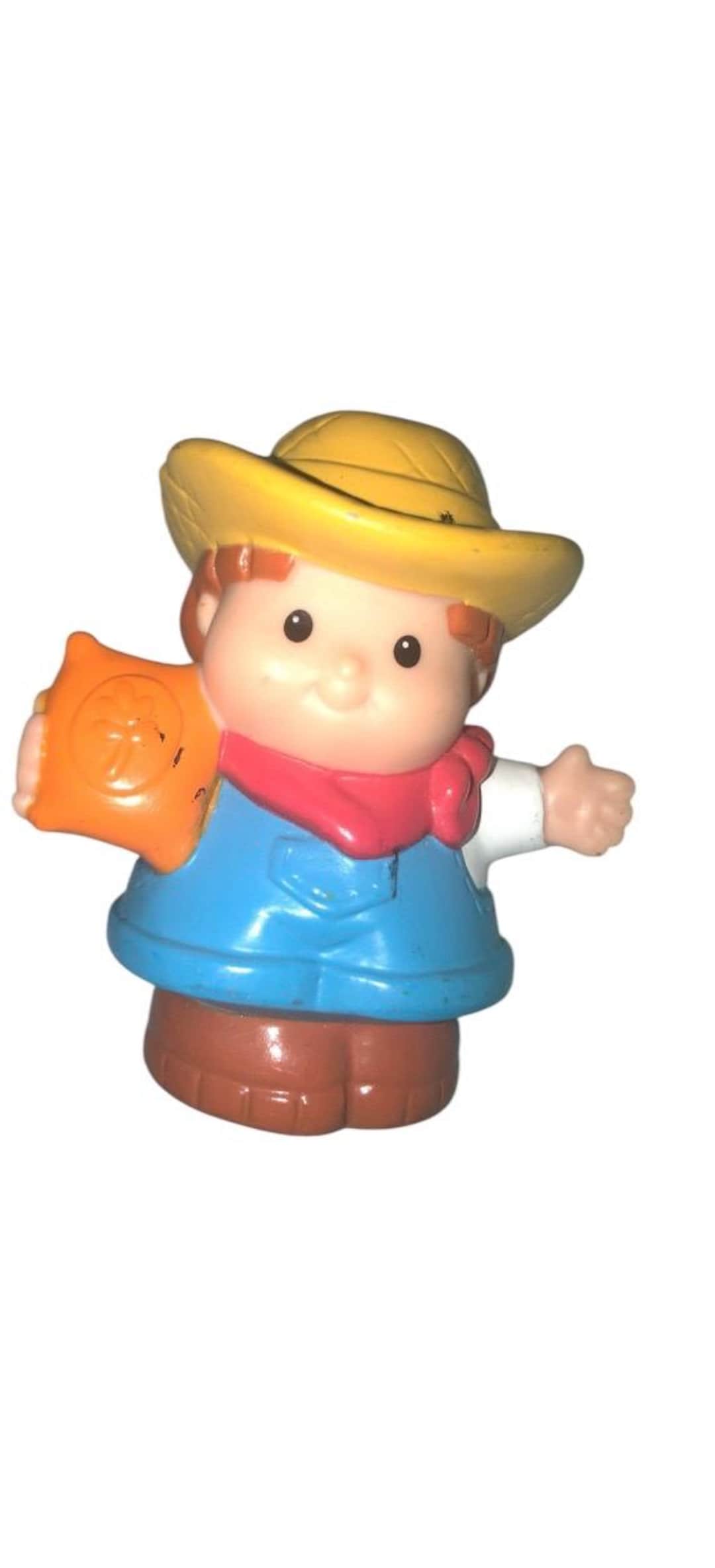 Vintage Fisher Price Little People Jed Farmer Boy Barn Figure Toy 2.5 ...