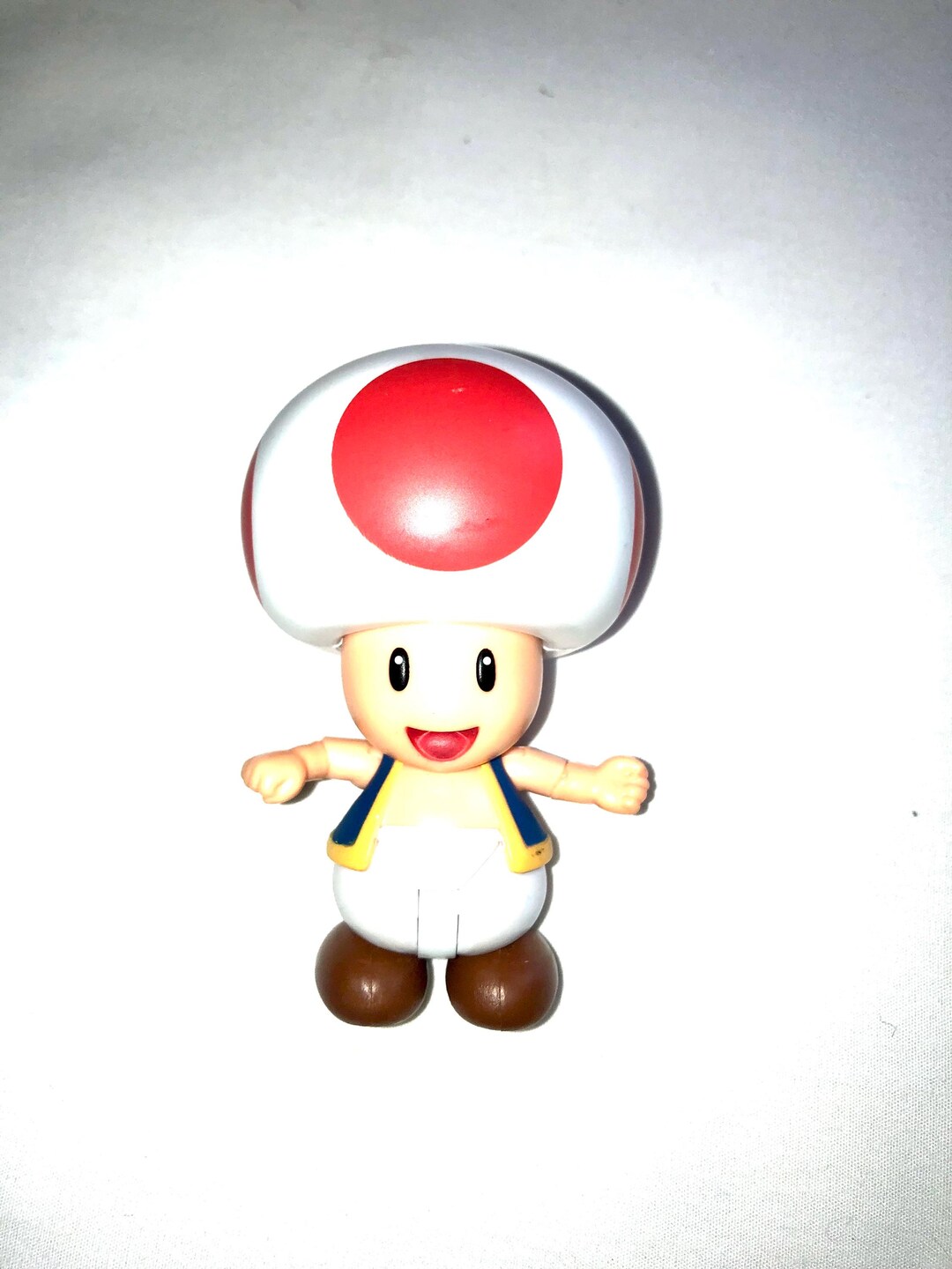 Nintendo Toad Figure Super Mario Bros - Etsy