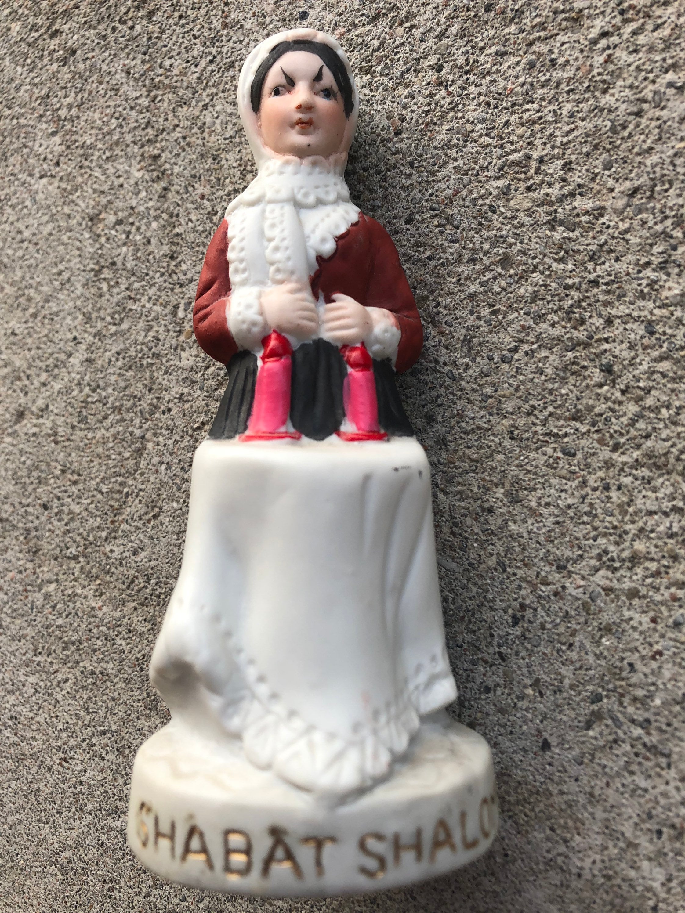 Vintage Jewish Woman Ceramic Statue Shabbat Shalom Hand - Etsy