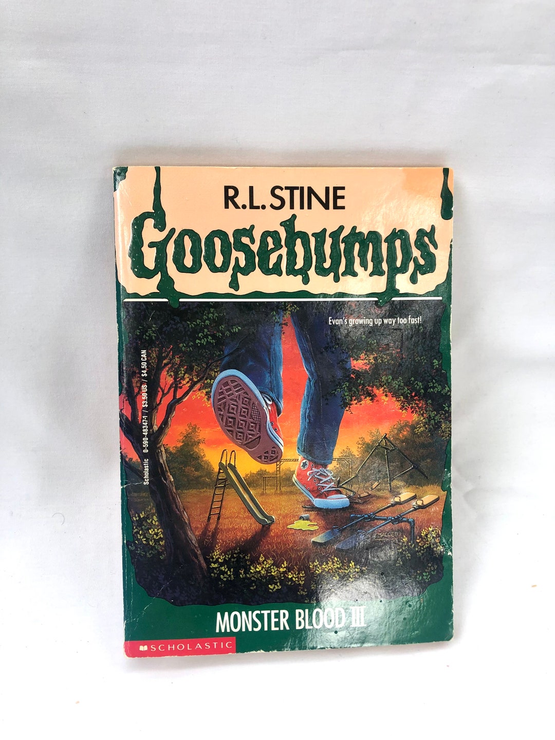 Goosebumps “monster Blood Lll, R.l.stine, First Print Vintage Book #29 ...