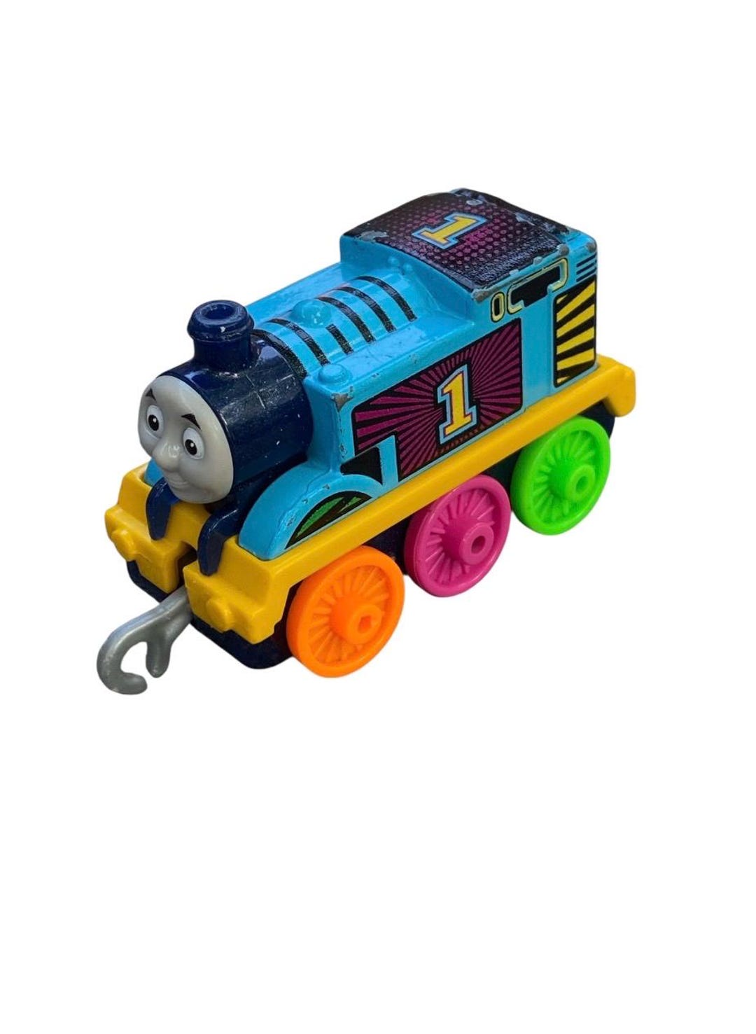 Thomas & Friends Push Along Metal Engine NEON THOMAS Vintage Toy - Etsy UK